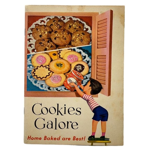Kitchen | Cookies Galore Recipe 1956 Cookbook General Foods Post ...